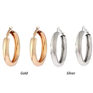 Jewelry | Stainless Steel Hoops | Poshmark